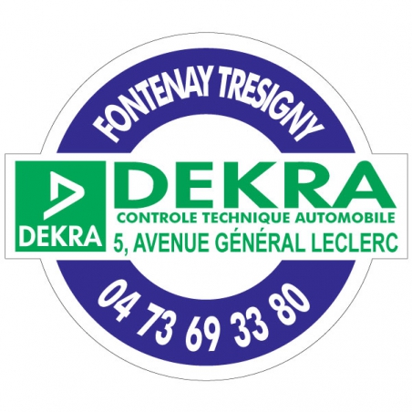 DEKRA - Autocollant - Modèle A